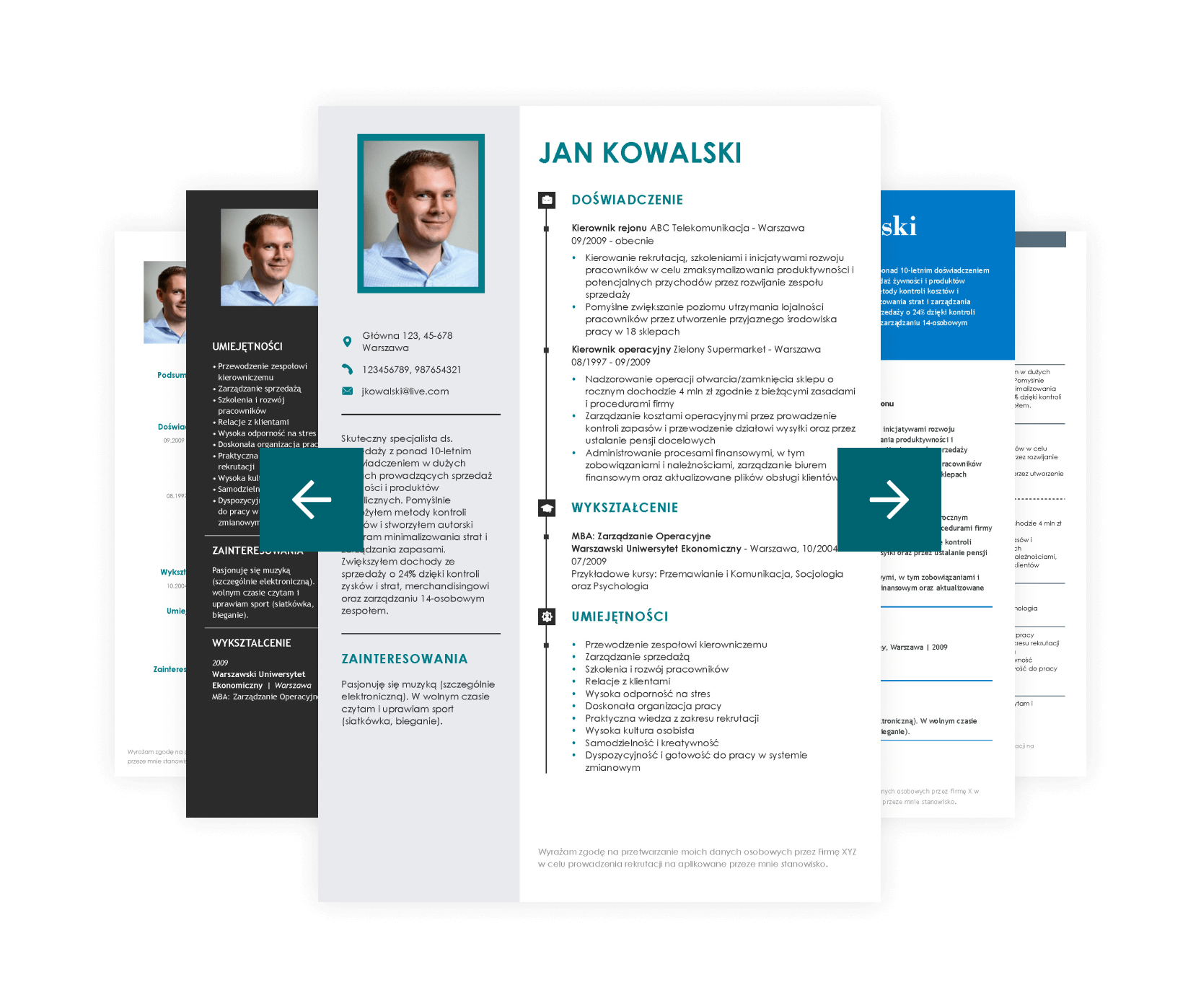 Kreator CV online - stwórz profesjonalne CV w PDF i DOC