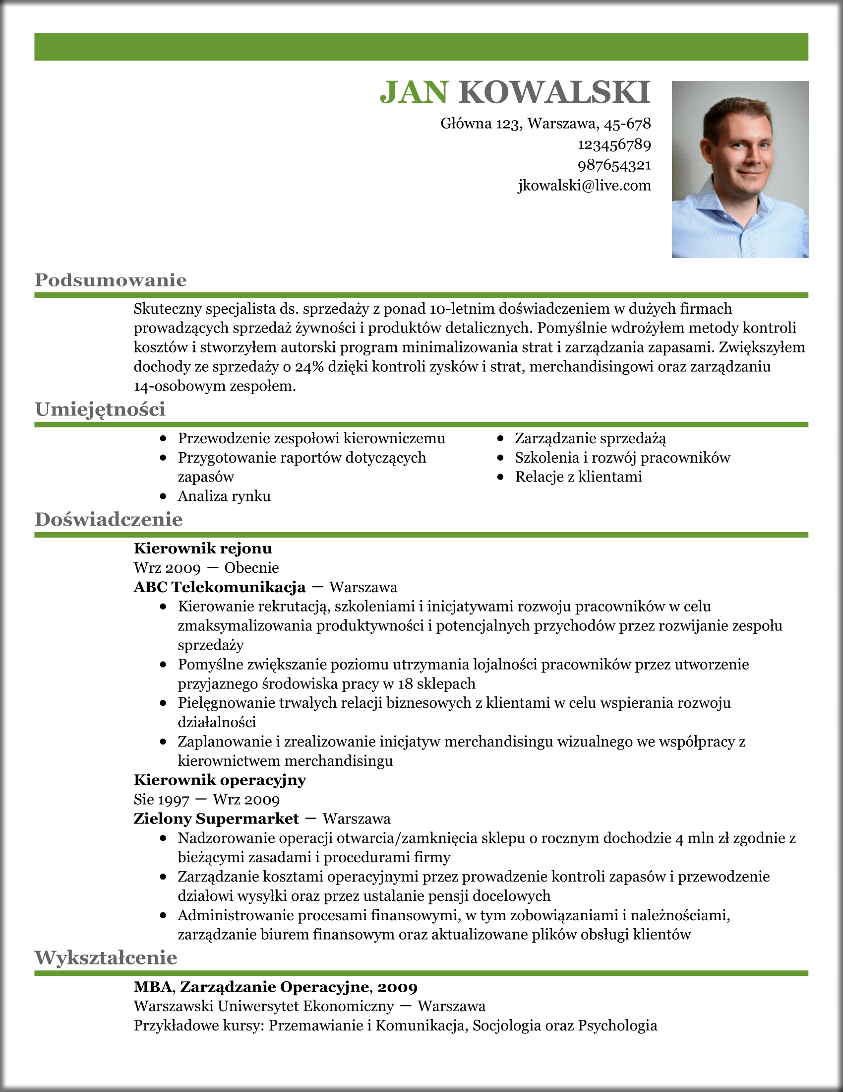 Gotowe szablony CV do pobrania. 12 profesjonalnych szablonów do CV