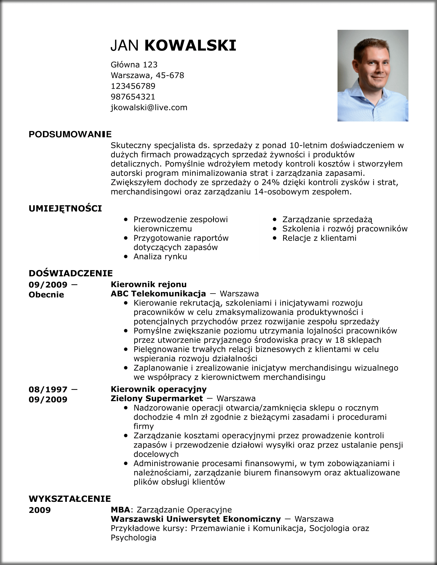Gotowe szablony CV do pobrania. 12 profesjonalnych szablonów do CV